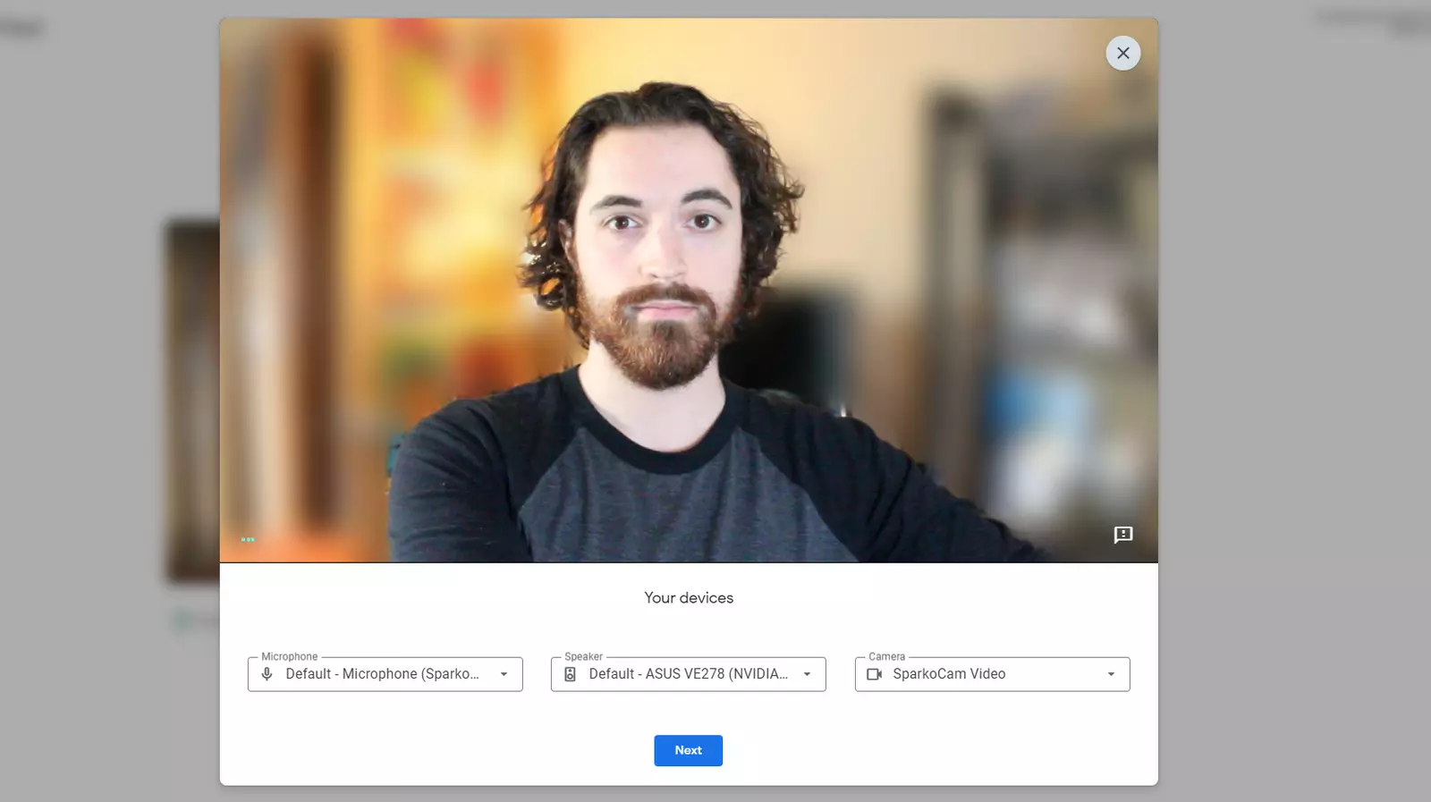 Obrázok k článku s názvom Otestujte si kvalitu hovoru pred videorozhovorom v „zelenej miestnosti“ spoločnosti Google